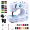 BCOOSS Portable Sewing Machine, Multi-Functional, 12 Built-in Stitches ...