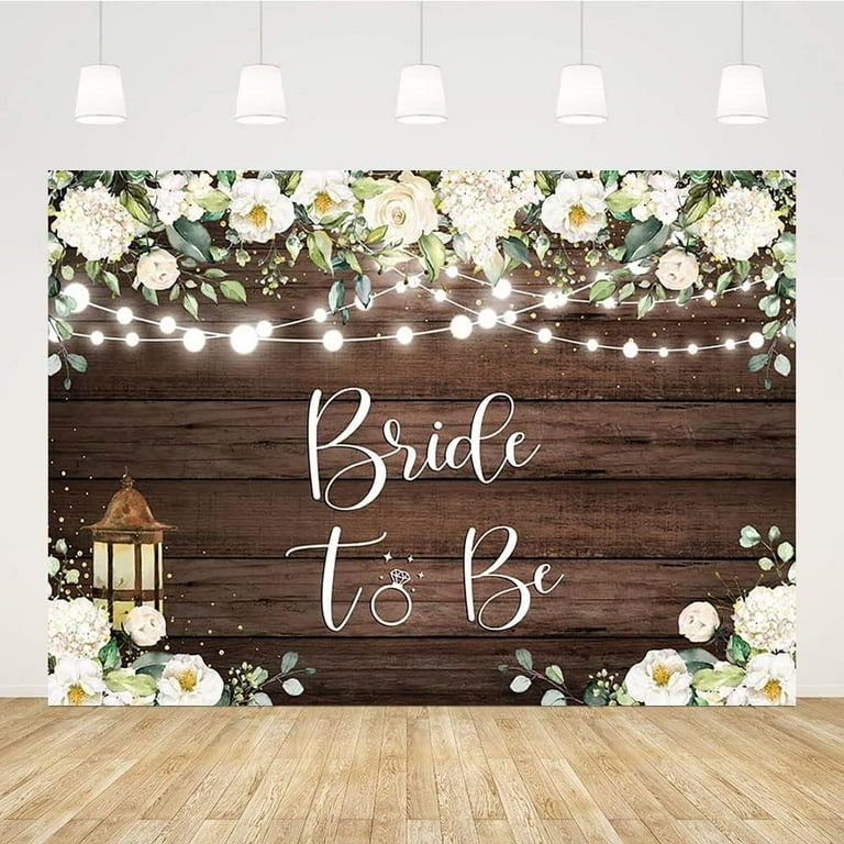 Rustic Wedding Shower Backdrops