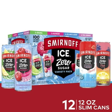 Smirnoff Ice Blue Raspberry Lemonade, 11.2 fl oz, 6 Pack Bottles, 4.5% ...