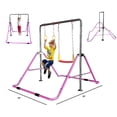 Expandable Kids Gymnastics Horizontal Bar Set - 3 in 1 Kip Training ...