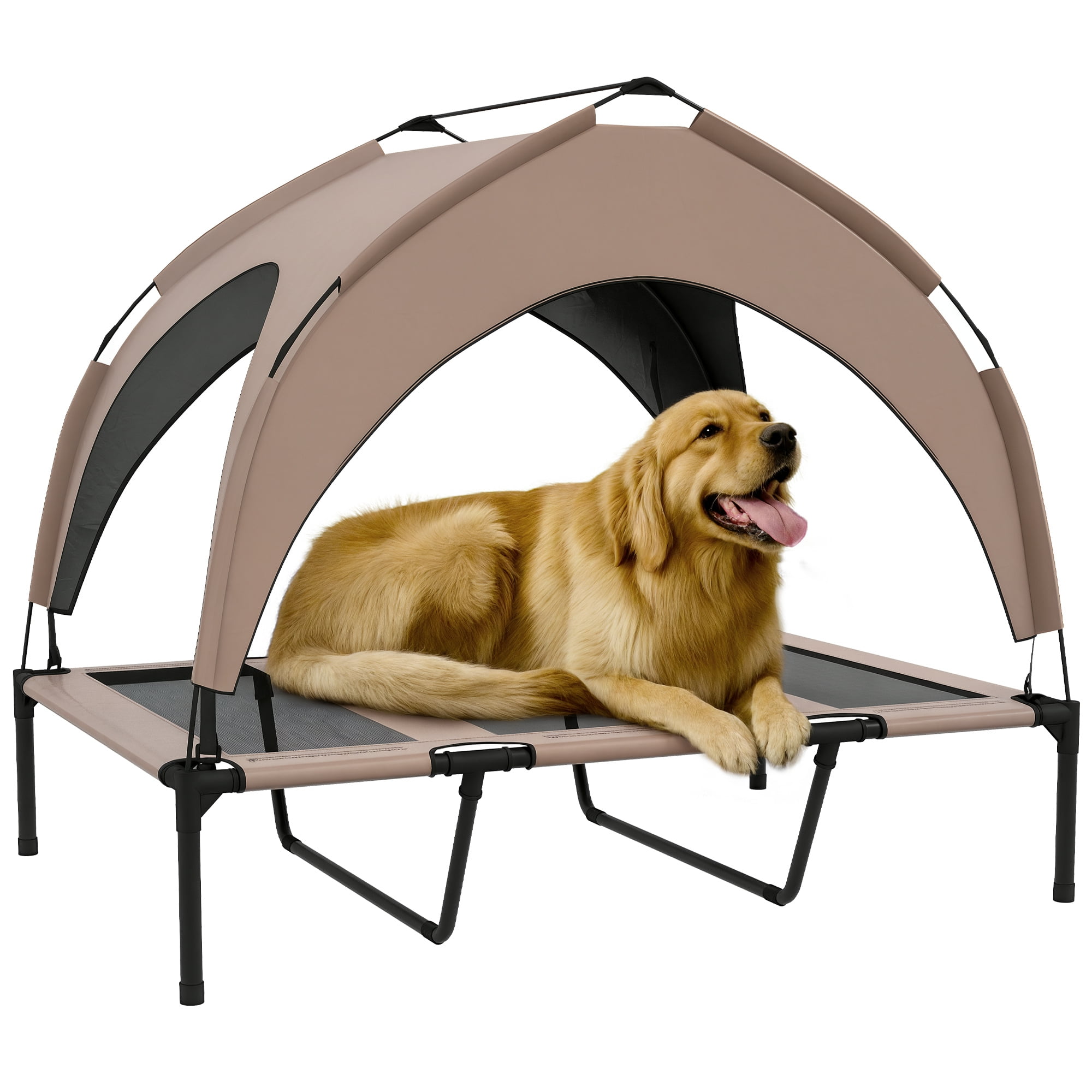 Click here for Pawhut Elevated Dog Bed Cooling Dog Cot Bed W/ Can... prices