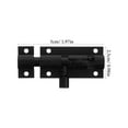 2 Pcs Security Door Latch Locks for Doors Bolts Gate Latches Slide ...