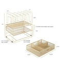 Blu Monaco Monte Desk Organizer with File Sorters and Drawer - Gold ...