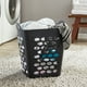 Mainstays Flexible Square Plastic Laundry Hamper, Black - Walmart.com
