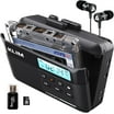 Riptunes Portable Cassette Recorder Player, Tape to USB & MP3 Converter, Built-in Microphone ...