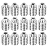 Uxcell M10 to M8 Sleeve Reducing Nut 15mm Long Threaded Hollow Tube ...