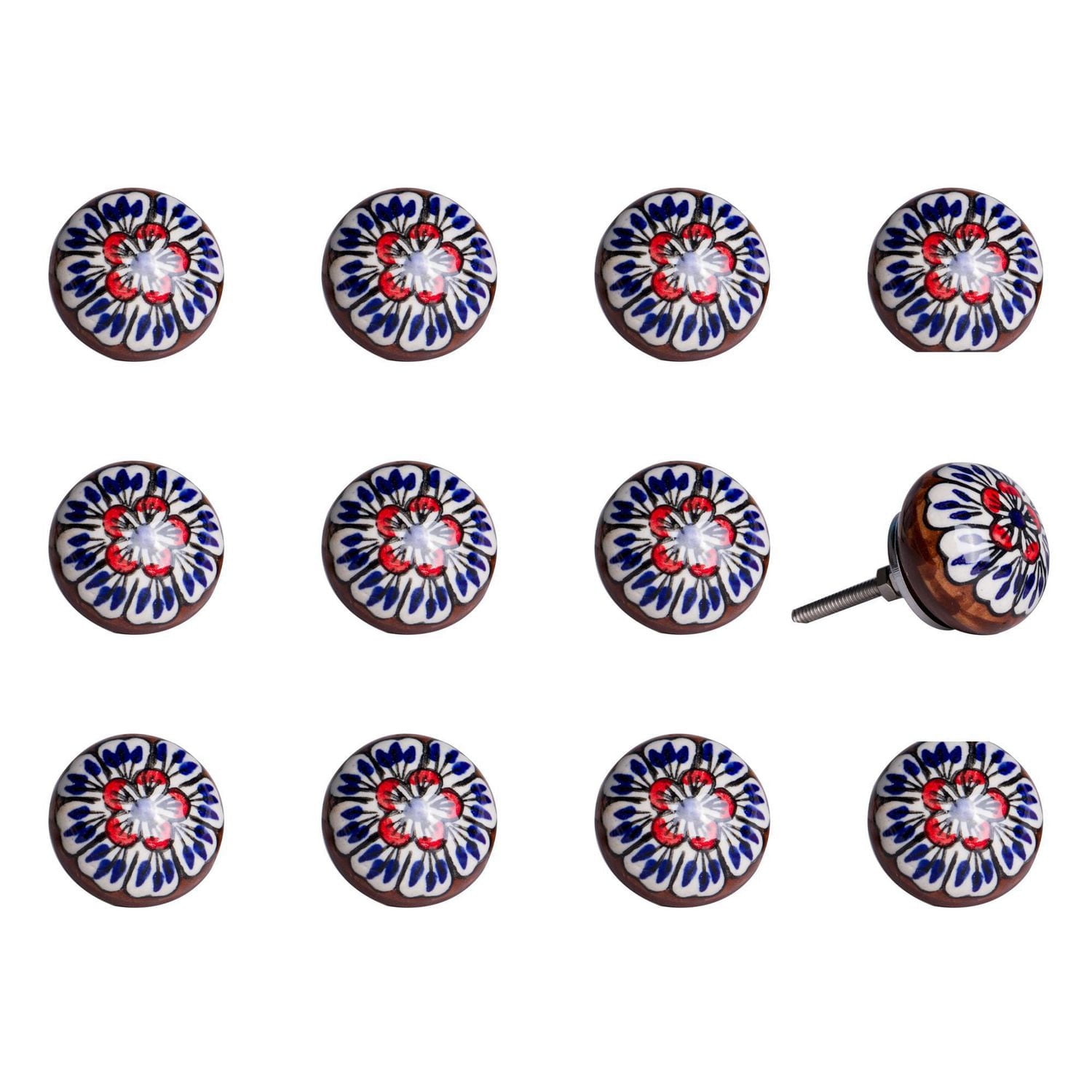 Click here for H-Taj Hotel Knob-It Vintage Handpainted Ceramic Kn... prices