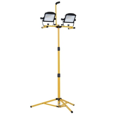 Designers Edge L14SLED Orange 1000-Watt Twin-Head Adjustable to 68 ...