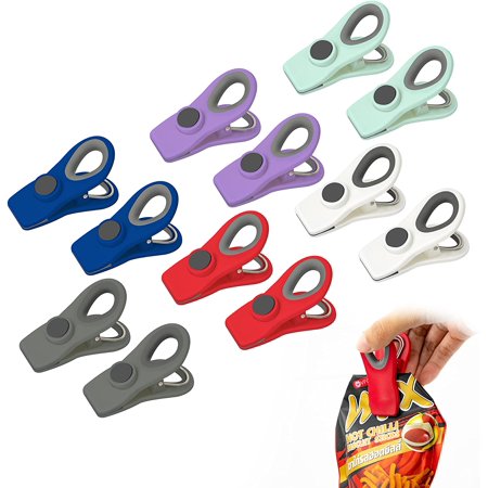 ZCHEN Bag Clips with Magnet, Magnets Clips Stick to The Refrigerator ...