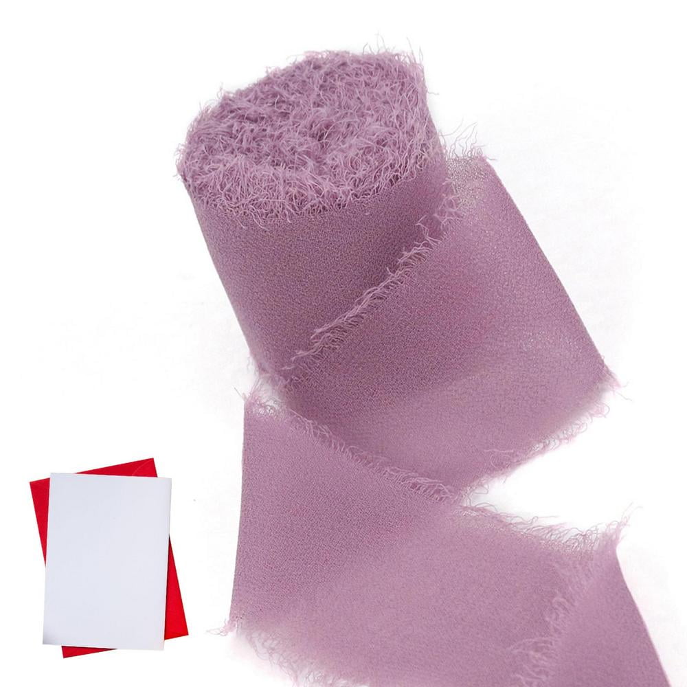 Tohuu Handmade Fringe Chiffon Silk Ribbon Hand Torn Ribbon For Gift ...