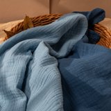 Gllquen 2-Pack Baby Muslin Cotton Swaddle Blankets, Soft & Breathable ...