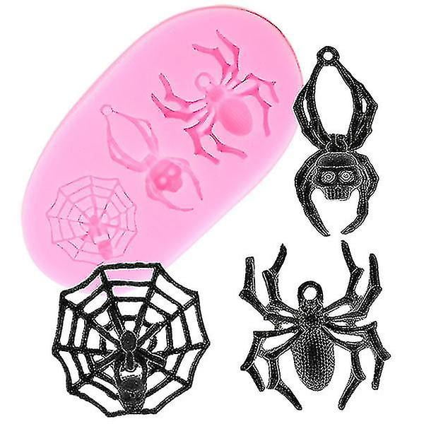 Halloween Spider Silicone Mold Cake Decoration Tool Candy Clay ...
