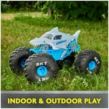 Official Monster Jam Mega Megalodon RC Monster Truck with All-Terrain ...