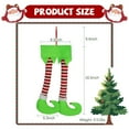 ASTRAEA Christmas Elf Legs,Stuffed Hanging Elf Leg Ornament Creative ...