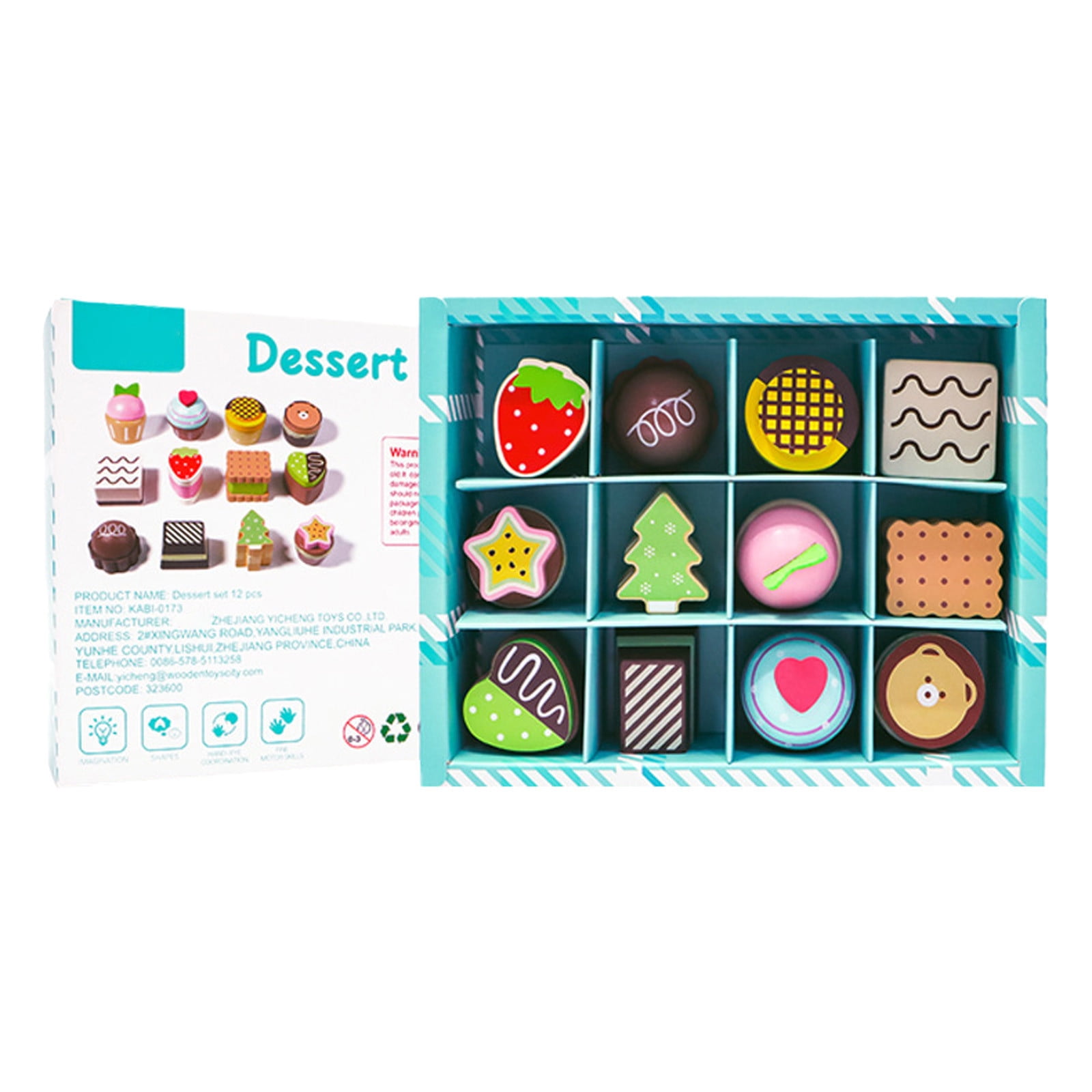 Click here for Binwennn Wooden Pretend Play Picnic Set For Kids I... prices