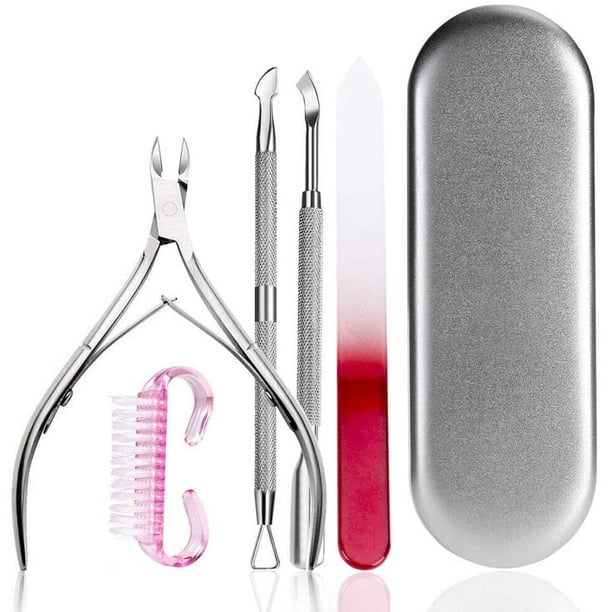 Cuticle m with Cuticle Pu h , 5 Pc Manicure Tool Cuticle Clipp Stainle ...