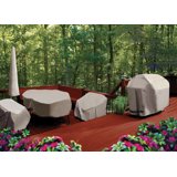 Two Dogs Outdoor Waterproof 48" Round Fire Pit Cover - Khaki - Walmart.com