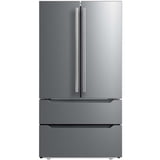 Galanz 18 cu. ft. Counter Depth 3-Door French Door Refrigerator ...