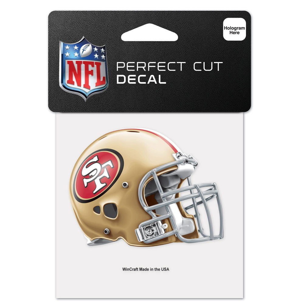 San Francisco 49ers Official NFL 4 inch x 4 inch Die Cut Car Decal by ...