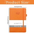 Daily Weekly Monthly Planner 2027, A5 Dark Blue Hardcover Paper ...