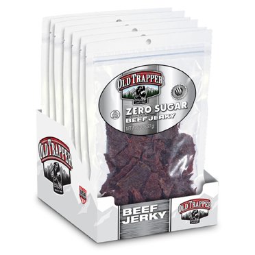 Oh Boy! Oberto Thin Style Peppered Beef Jerky, 1.2-Ounce Bags (Pack of ...