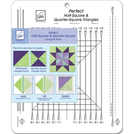 Perfect Half Square & Quarter Square Triangles Ruler - Walmart.ca