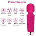 Mini Wand Massagerpowerfulandquiet Handheld Cordless Usb Rechargeable Waterproof Power Massagers