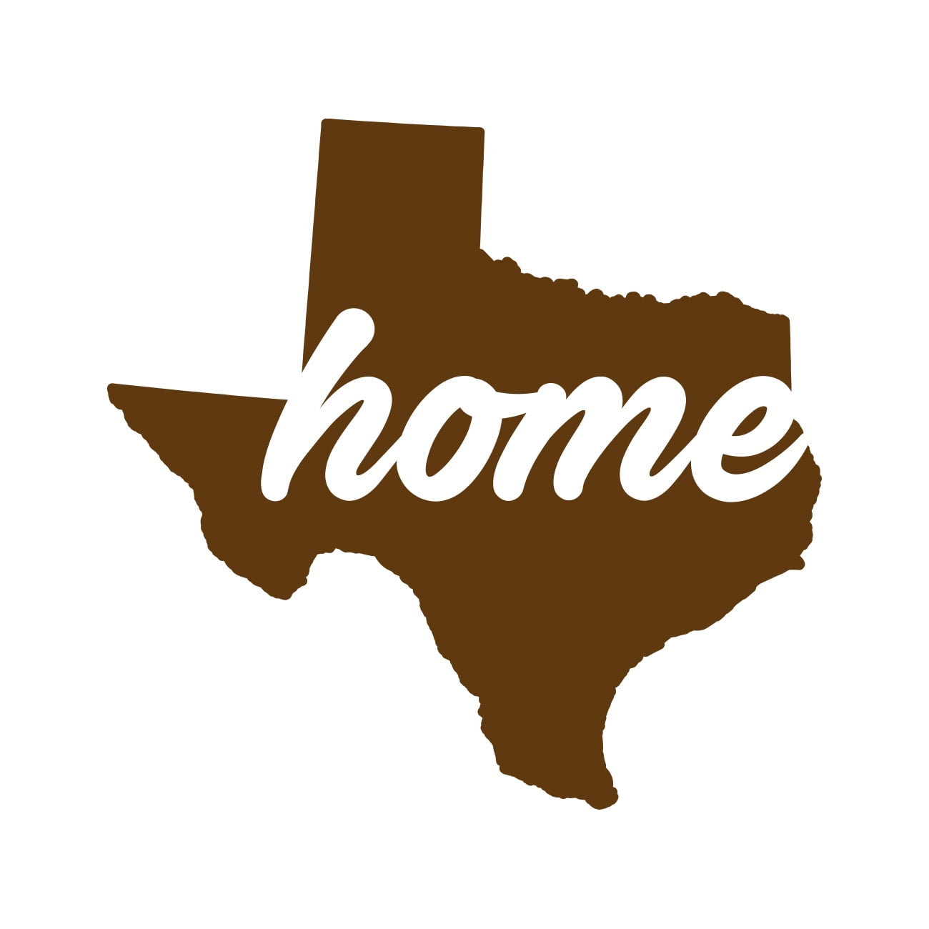 Texas Home Sticker Decal Die Cut - Self Adhesive Vinyl - Weatherproof ...