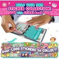 STICKI ROLLS Sticker Book, Wearable Holographic Sticker Bracelet, 50 ...