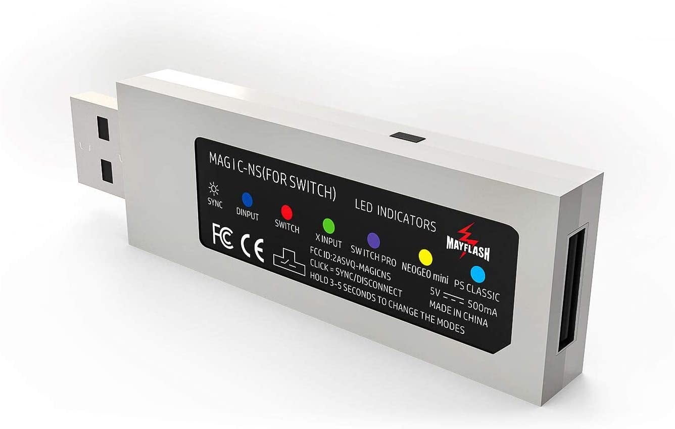 MAYFLASH Magic-NS Wireless Bluetooth Controller Adapter Conv May Flash ...