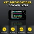 Handheld Logic Analyzer LA104, Built-in Rechargeable Battery, 4 ...