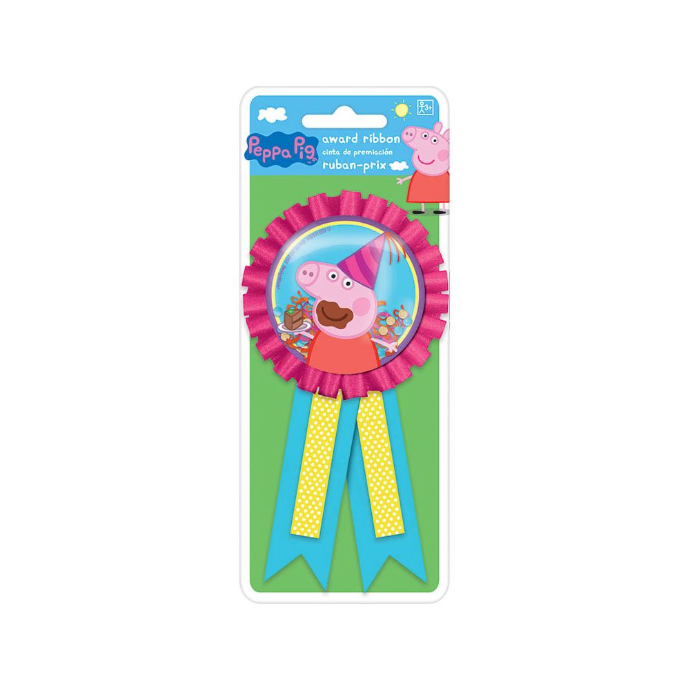 Peppa Pig Award Ribbon - Party Supplies - Walmart.com