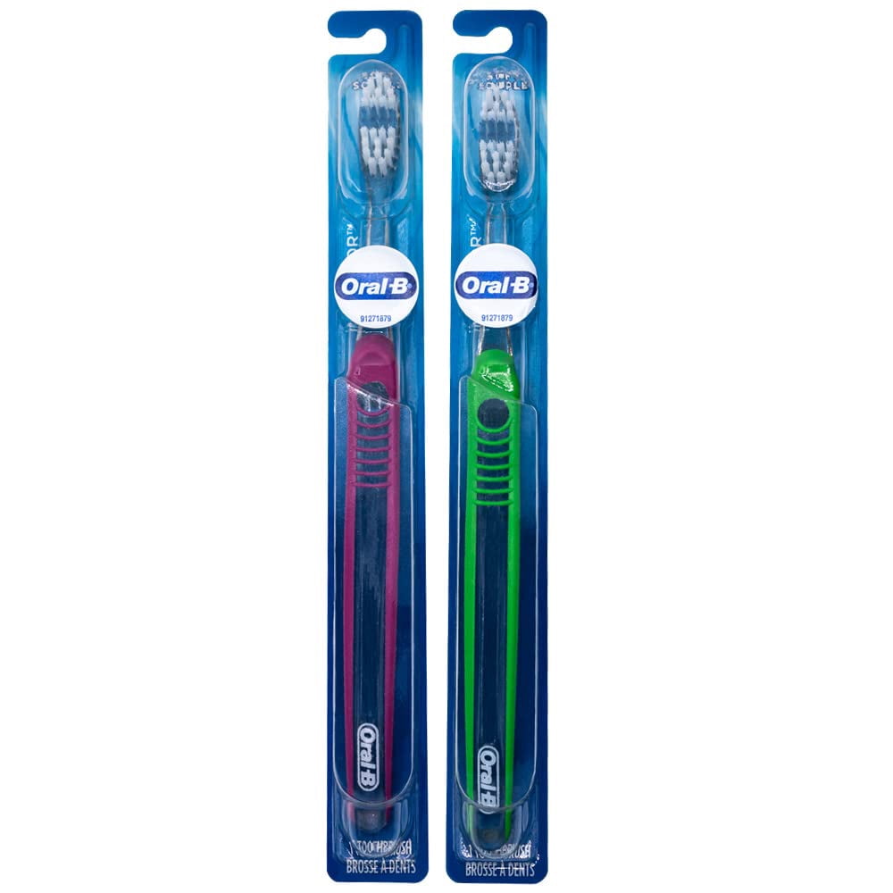 Oral-B Indicator Toothbrushes 35, Compact Soft (Colors Vary) - Pack of ...