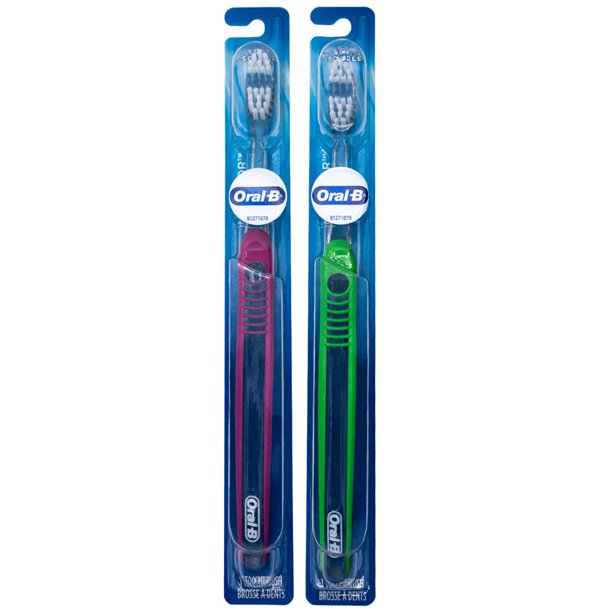 Oral-B Indicator Toothbrushes 35, Compact Soft (Colors Vary) - Pack of ...