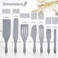 Silicone Spurtle Set, Silicone Spatula Set, Heat Resistant Cooking ...