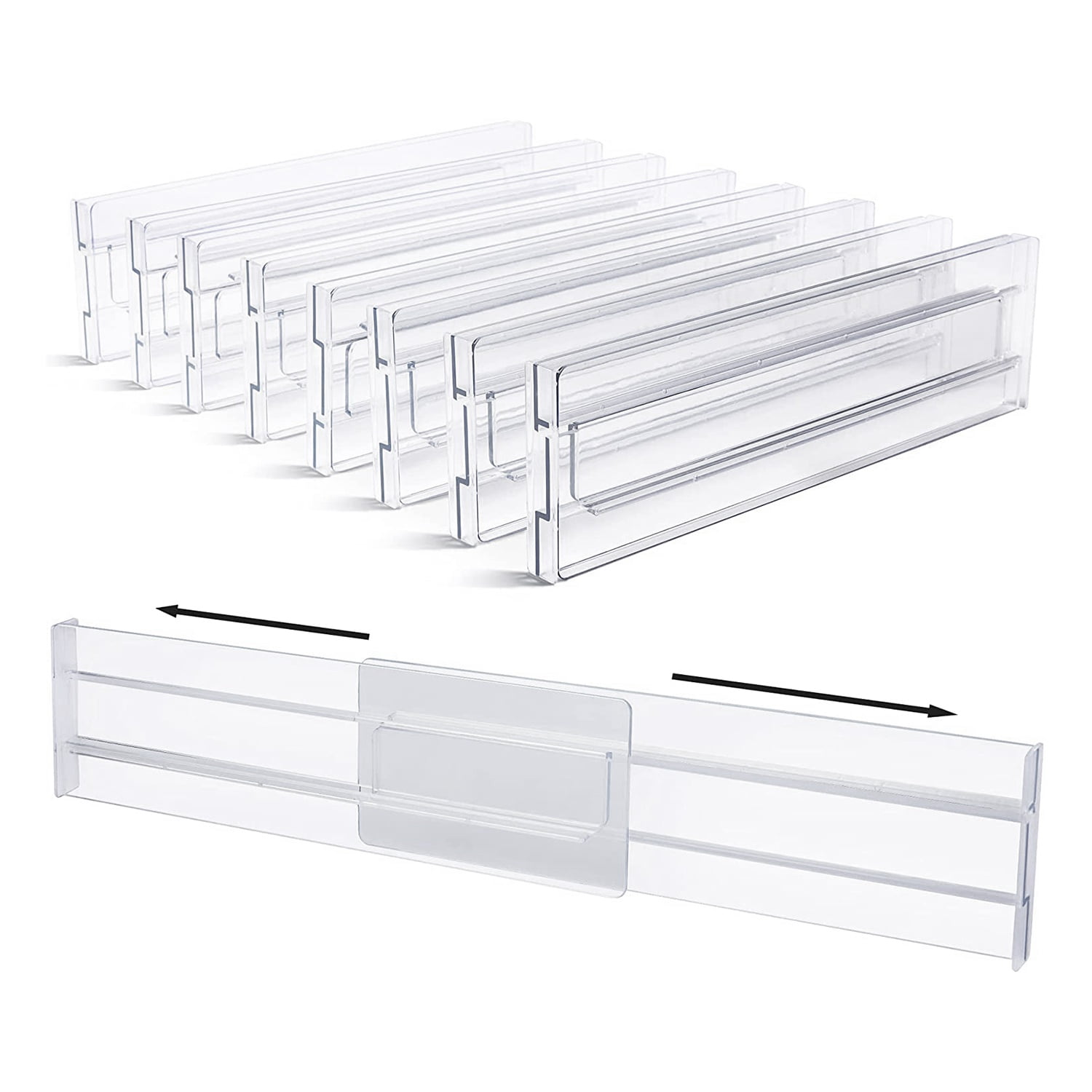 Click here for Unbranded Drawer Dividers 8 Pack  Adjustable 3.2 I... prices