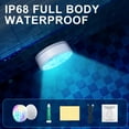 Pool Lights Underwater,Rechargeable Pool Lights with Remote,Waterproof ...