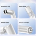 Portable Handheld Turbo Fan with Flashlight,1-199 Adjustable Speeds ...