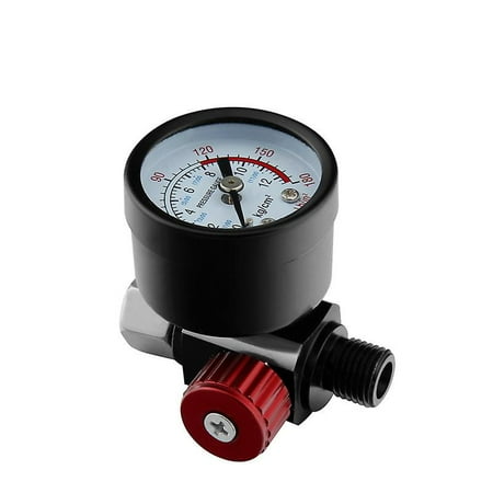 HEIBIN Air Gun Regulator, Universal Bsp 1/4'' Spray Gun Regulator Auto ...