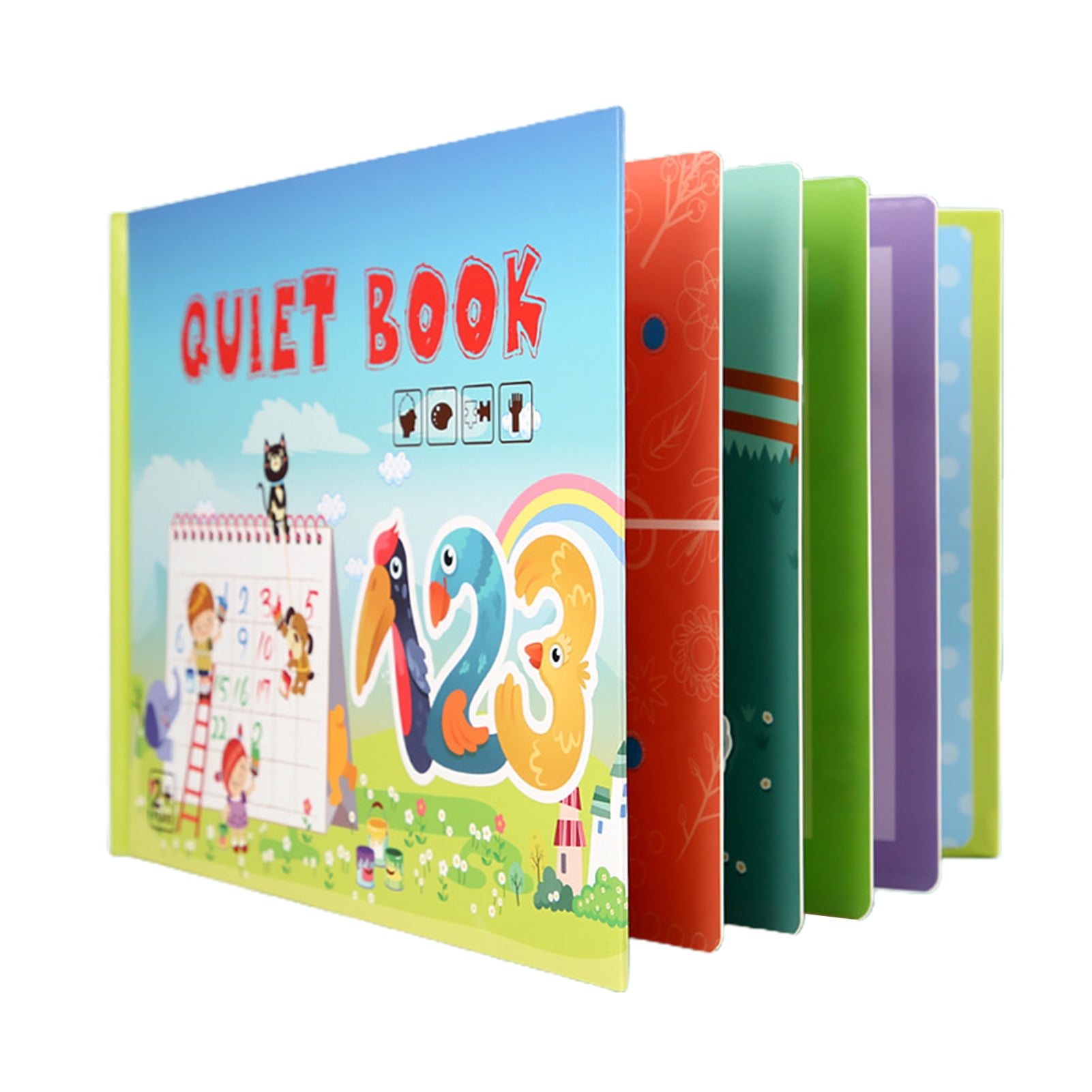 TOPOINT Busy Book For Toddlers 1 3 Montessori Toys For Kids 2 4 Year topoint-busy-book-for-toddlers-1-3-montessori-toys-for-kids-2-4-year