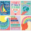 Motivational Classroom Posters - Set of Four 12x18 Prints - Great Gift ...
