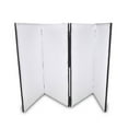 Pyle PDJFAC12 24.2 x 48 x 46 Inch DJ Booth Stand Cover Screen Scrim ...
