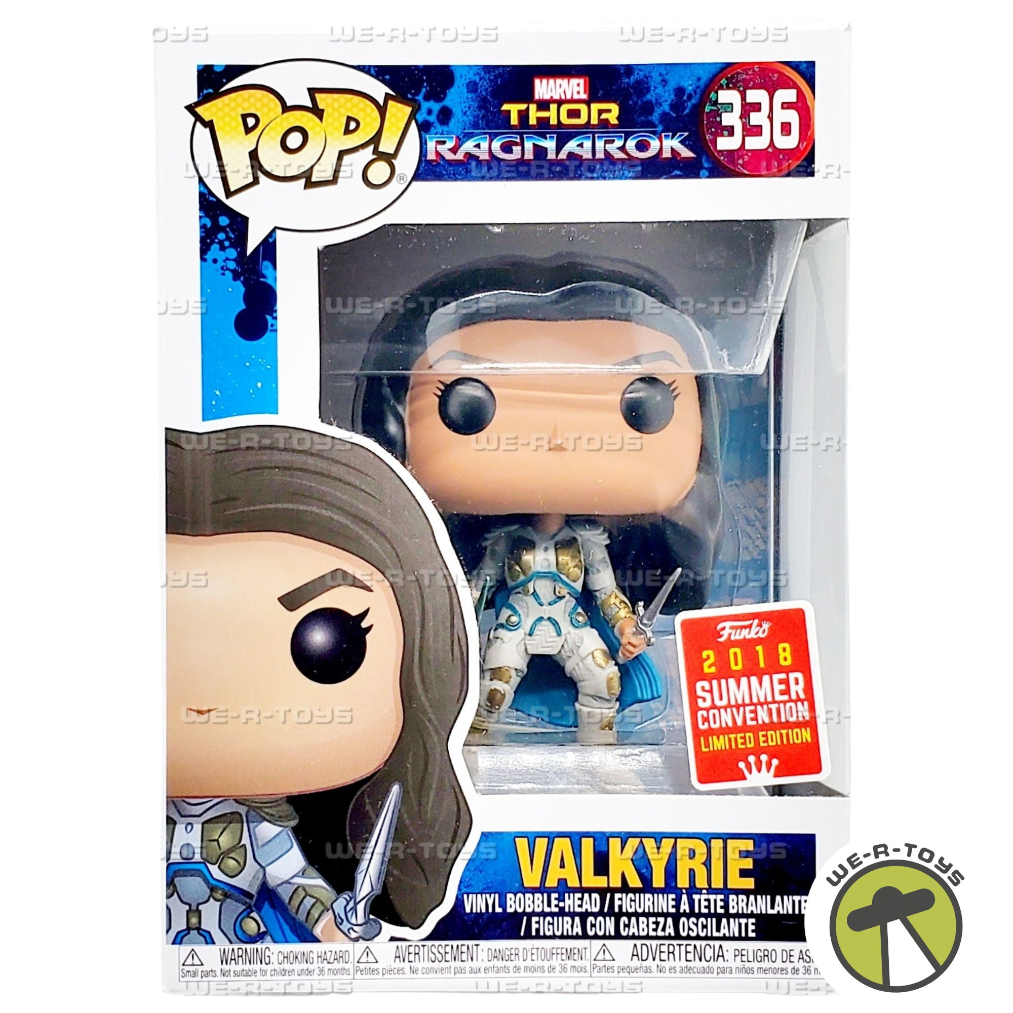 Pre-Owned Funko POP! Marvel Valkyrie Vinyl Bobble Head (Armor ...