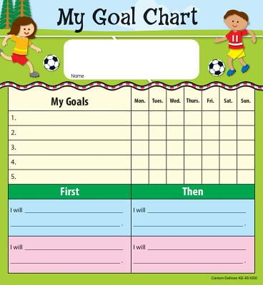 My Goal Chart Notepad - Walmart.com
