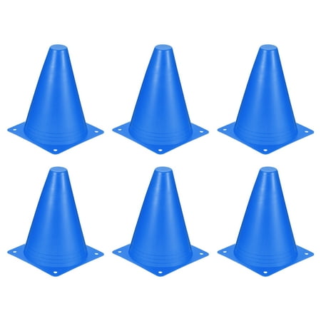 Uxcell 4.7x5.9" Soccer Training Cones, Plastic Flexible Agility Field ...