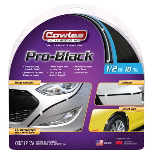 Cowles S37751 Pro-Black Molding for Cars, Trucks and SUVs - Walmart.com