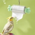 Parrot Rolling Paper Play Toy, Foraging Roll Paper Holder with Hanging ...