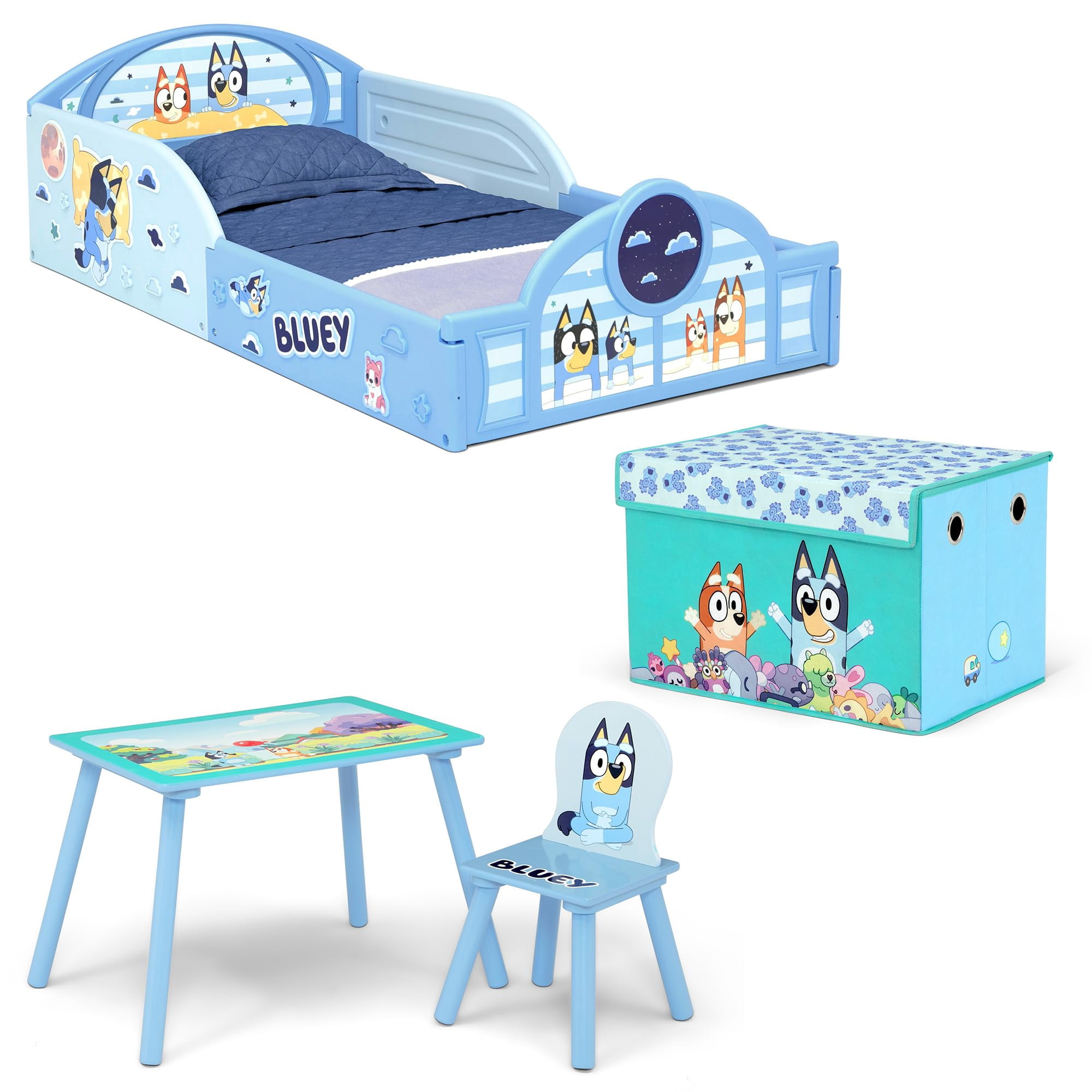 Click here for Delta Children - Bluey 4-Piece Toddler Room-In-A-B... prices