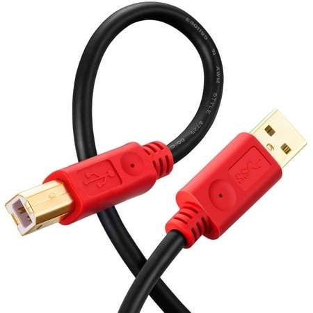 Printer Cable 30Feet, Uperatre USB Printer Cable 30Ft USB 2.0 Type A ...
