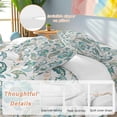 Abstract Ethnic Paisley Pattern California King Size Bed Set,Watercolor ...